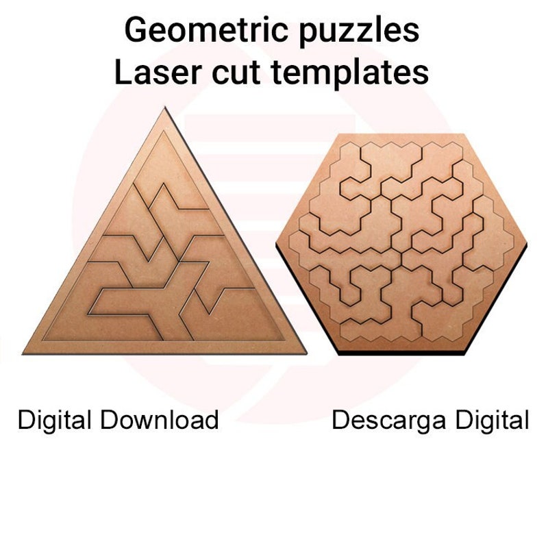 Geometric Puzzle - Etsy