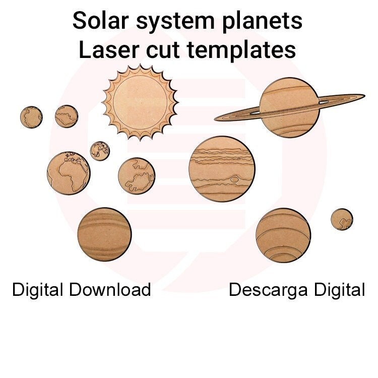 Solar System Cut Out Template