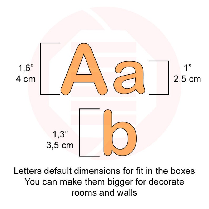Laser Cut File Alphabet Letters Box Montessori School Glowforge SVG ...
