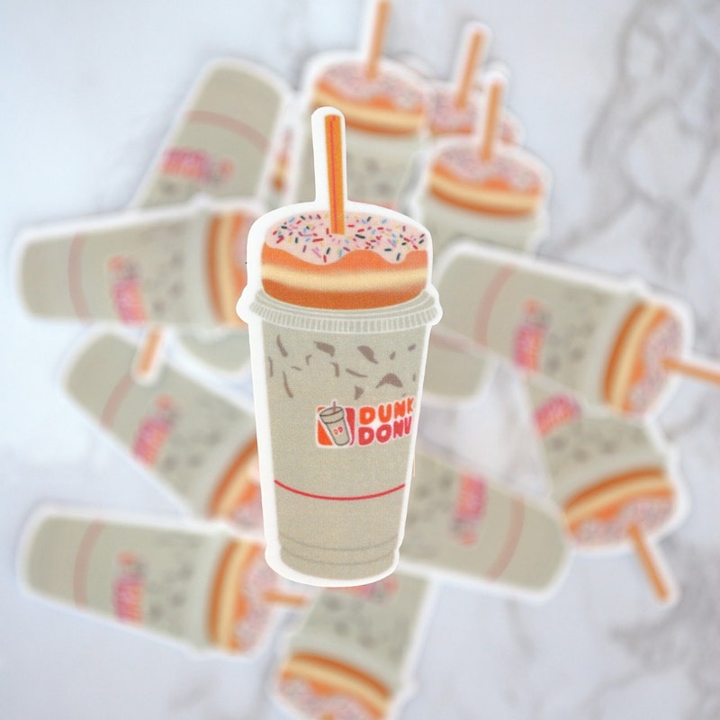 Iced Coffee Sticker - Etsy