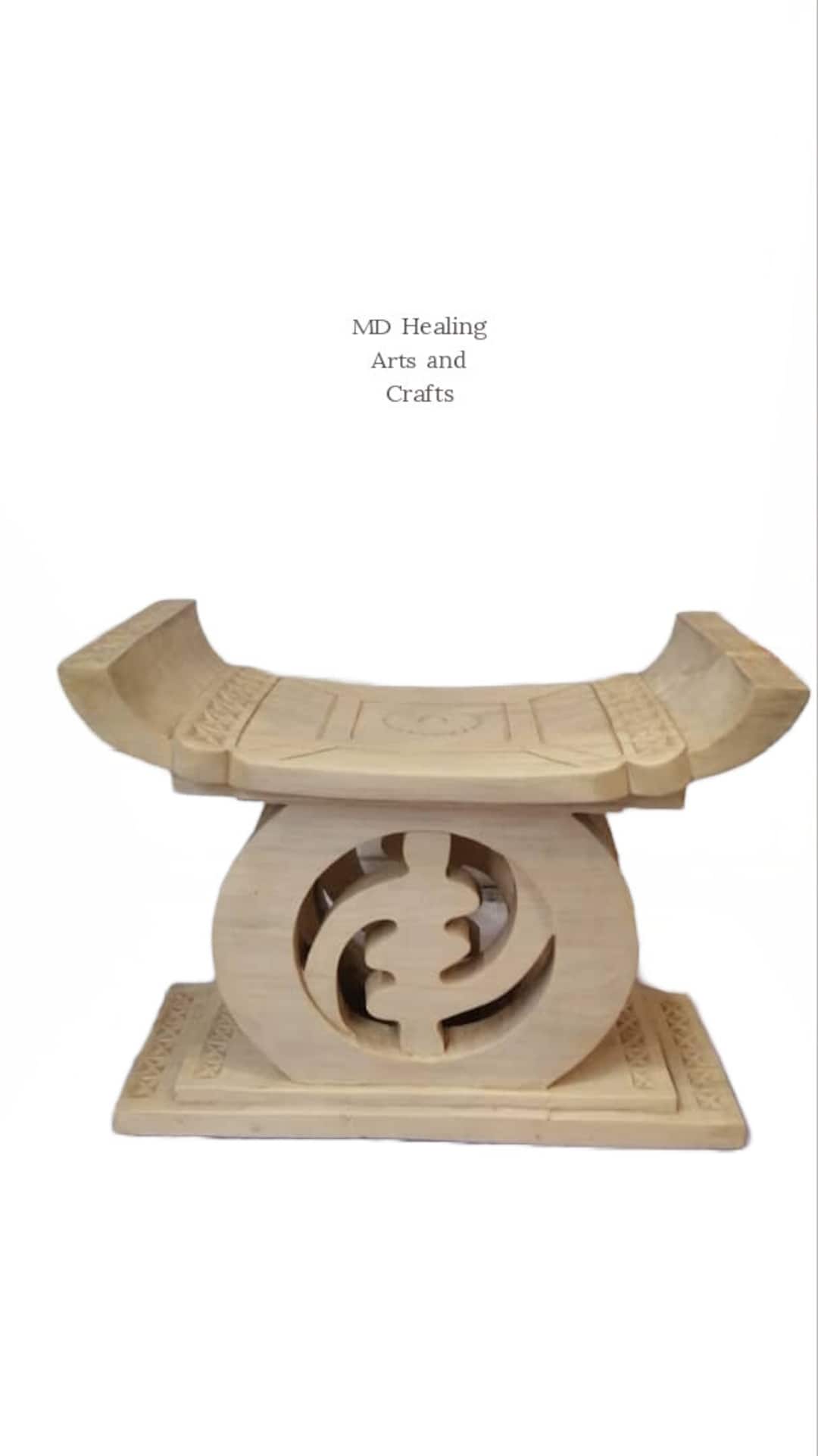 Gye Nyame Stool,african Tribal Stool, Ashanti Tribal Stool, Ashanti ...