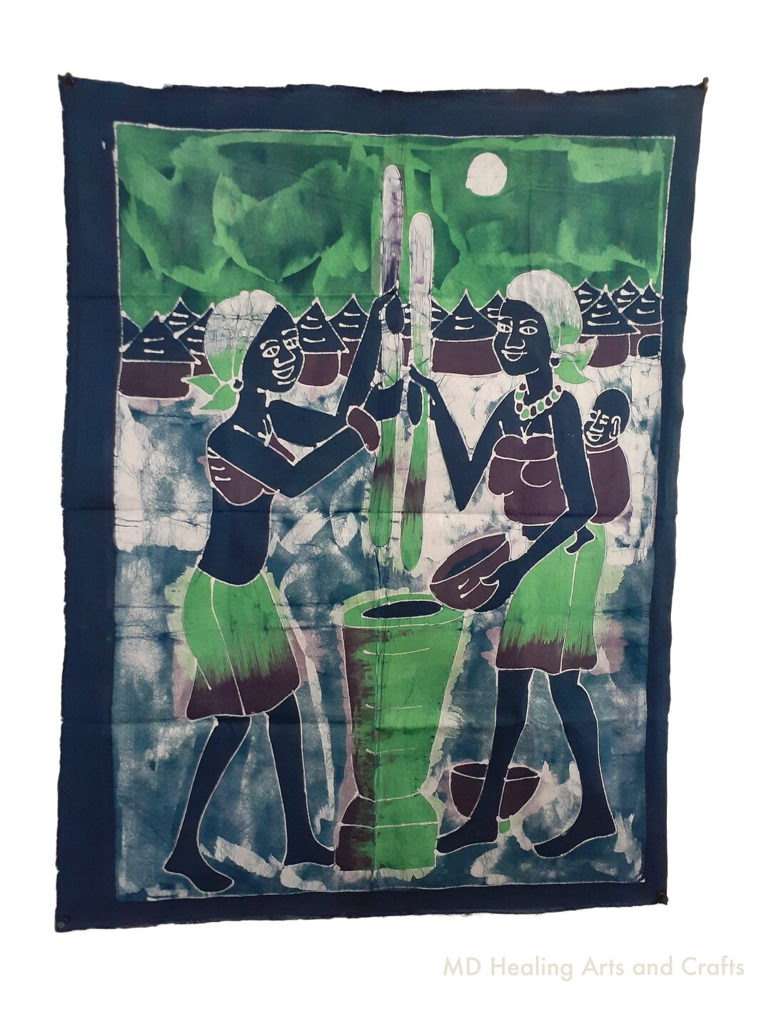 Batik Wall Hanging,batique Wall Hanging, African Batik Fabric, Vintage ...