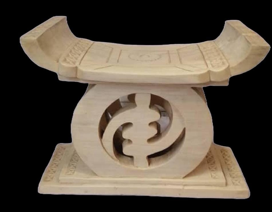 Ashanti Stool ,gye Nyame Stool,african Tribal Stool, Ashanti Tribal ...