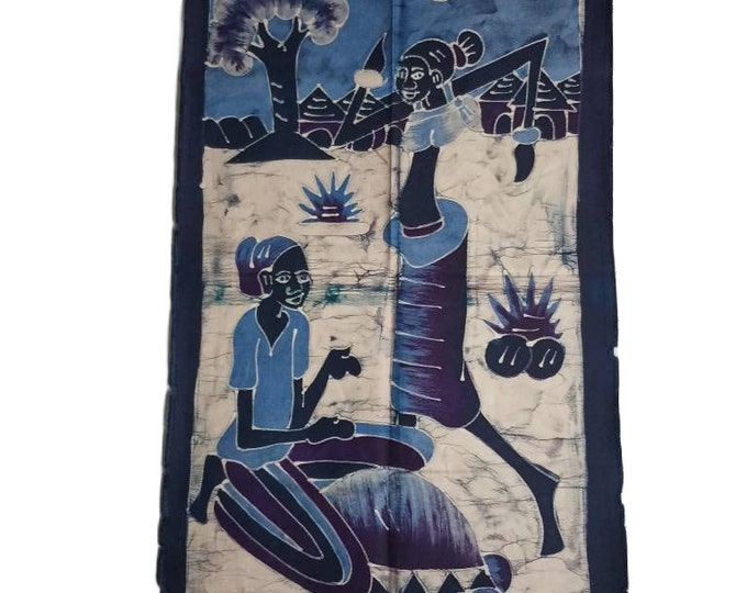 Batik Wall Hanging,batique Wall Hanging,african Batik Art,musical Batik ...