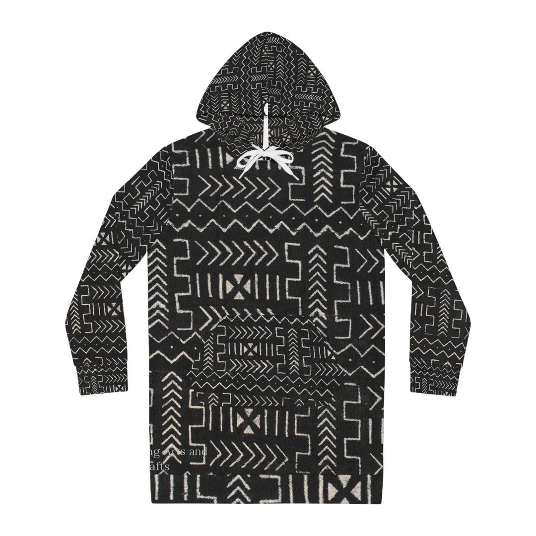 Women's Hoodie Dress aop,mud Clothes Hoodie Dress,african Mud Clothes ...