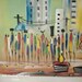 African Painting of Trotro Station in Accra,african Wall Painting ...