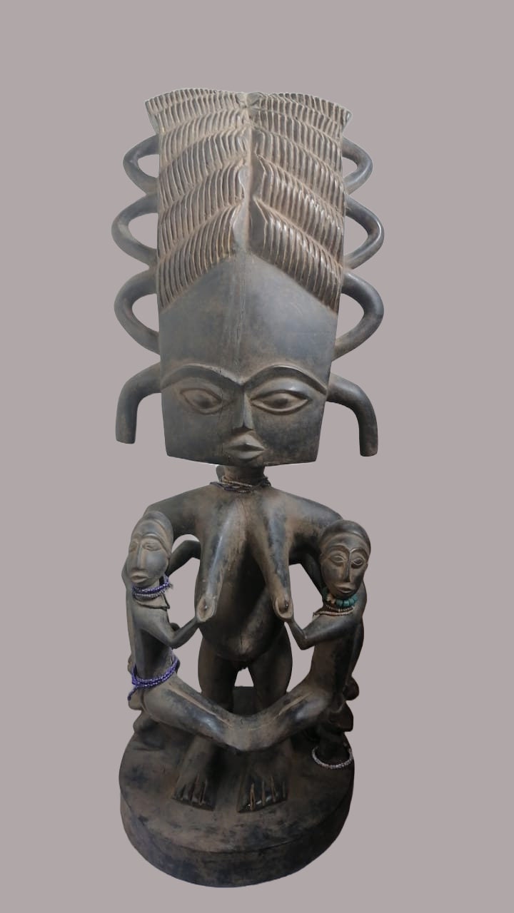 African Tribal Figure Fante:ghana ,african Vintage Figure, Museum ...