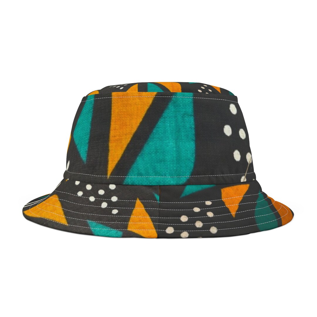African Mud Clothes Print Bucket Hat, Christmas Gift for Mom Dad ...