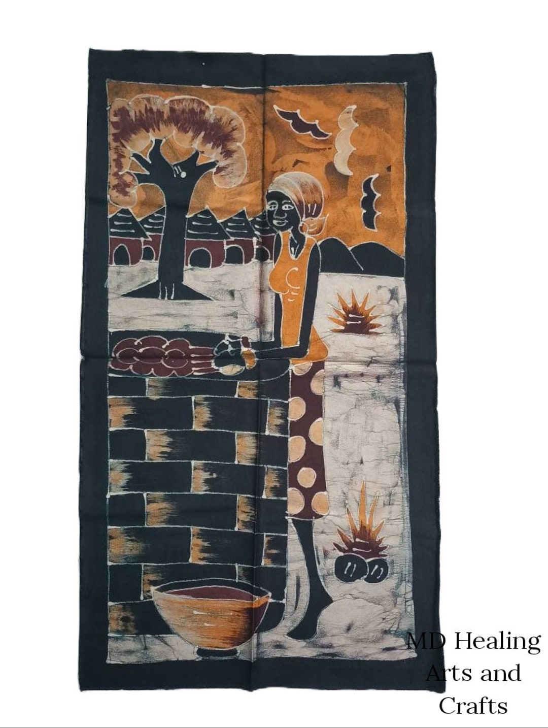 Batik Wall Hanging,african Batik Art,batique Wall Hanging,batique ...