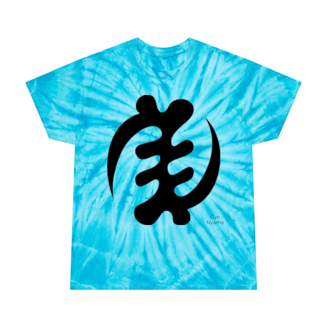 Tie-dye Tee, Cyclone, Gye Nyame Tee, African Tee, T-shirts, Ghanaian T ...