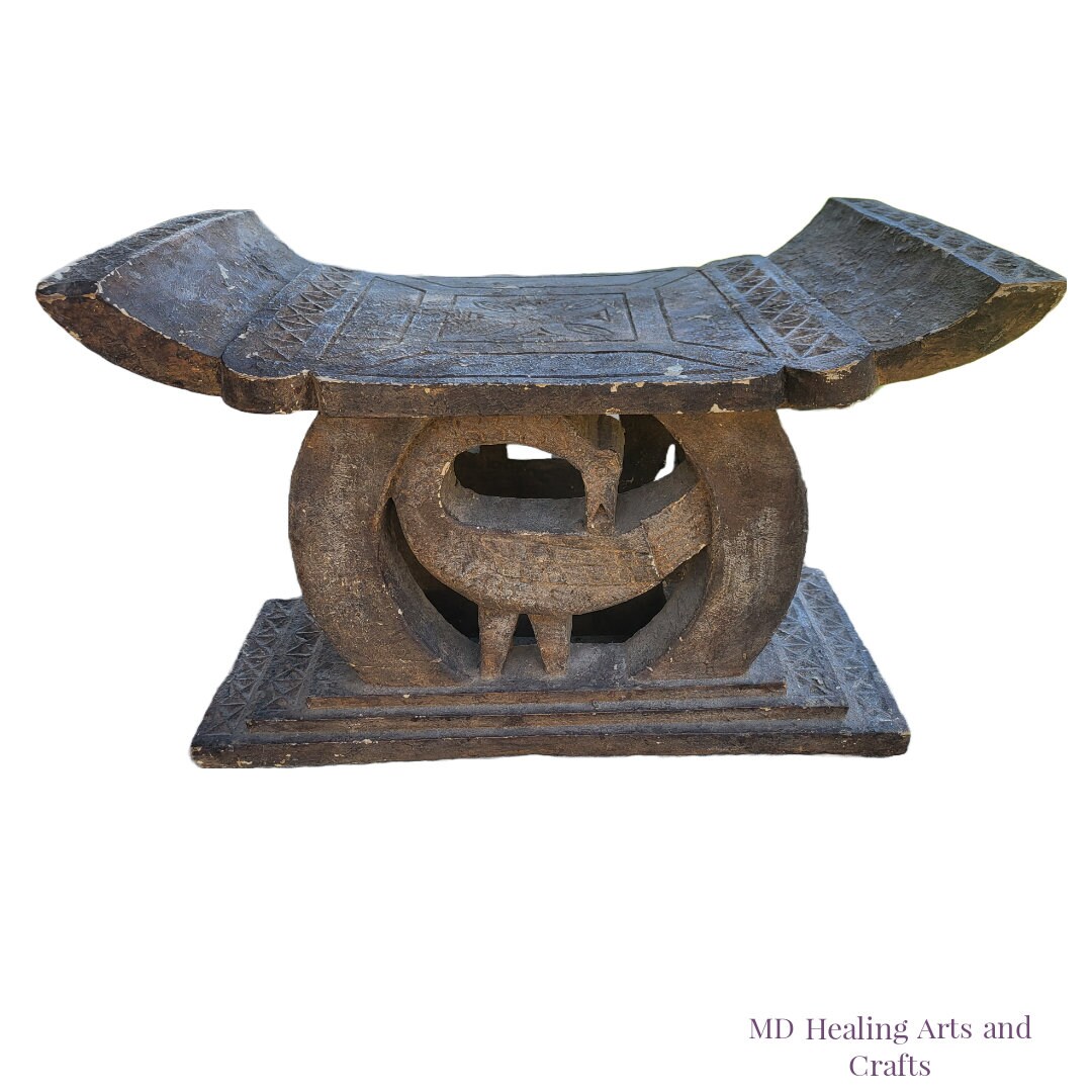Ashanti Stool,african Tribal Stool, Ashanti Royal Stool, Ghanaian Stool ...
