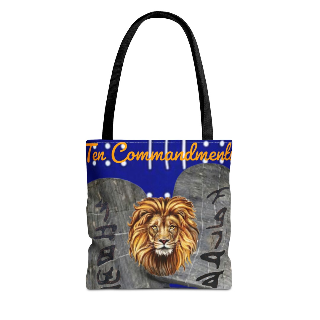 Tote Unisex Bag,mud Cloth Print Bag,ten Commandment Bag,hebrew ...