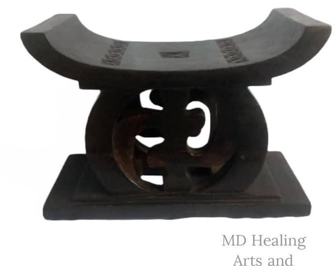 Gye Nyame Stool,african Tribal Stool, Ashanti Tribal Stool, Ashanti ...