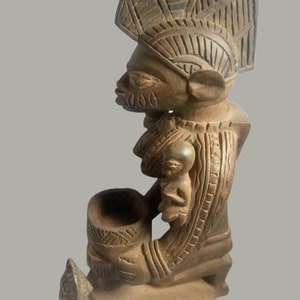 Yoruba Pot,orisha Figures, Tribal Figure, African Sculpture,museum ...
