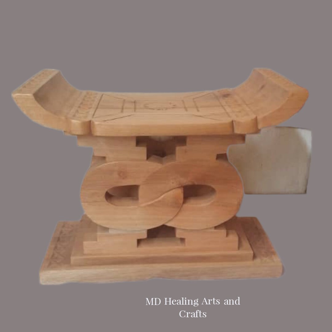 Ashanti Stool Vintage, African Tribal Stool, African Royal Stool ...