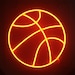 Basketball Neon Sign, NBA College Basketball LED Neon Lights for Home ...