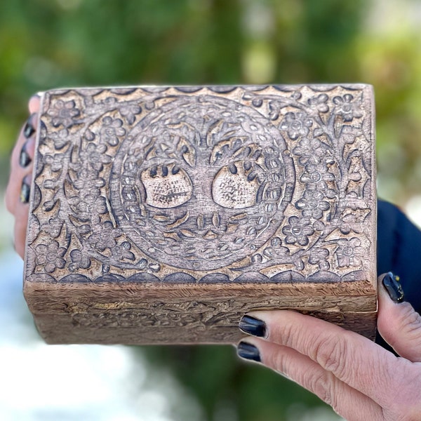 Tree of Life Wooden Box - Etsy