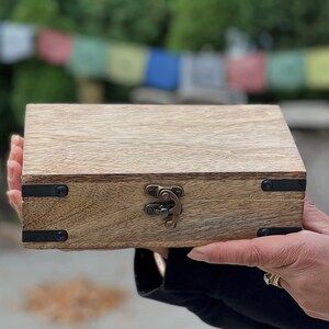 Hand Carved Jewelry Trinket Keepsake Wooden Storage Box - Etsy