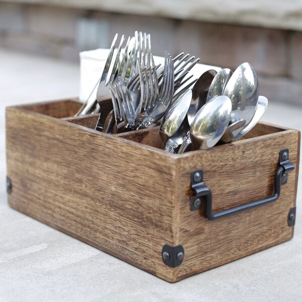 Silverware Caddy - Etsy