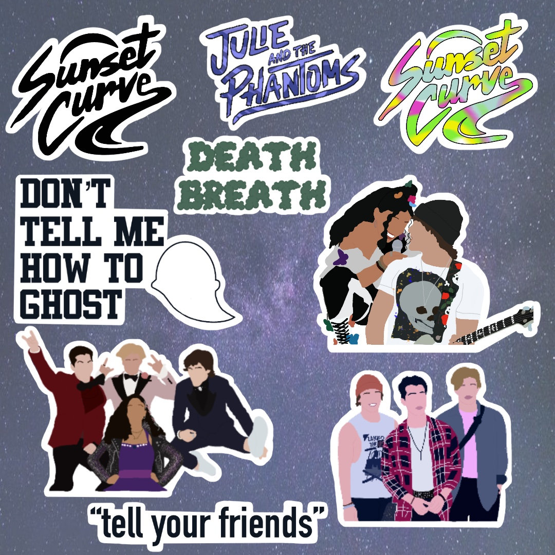 Julie and the Phantoms Sticker Set Stickers, Labels & Tags Paper Paper ...