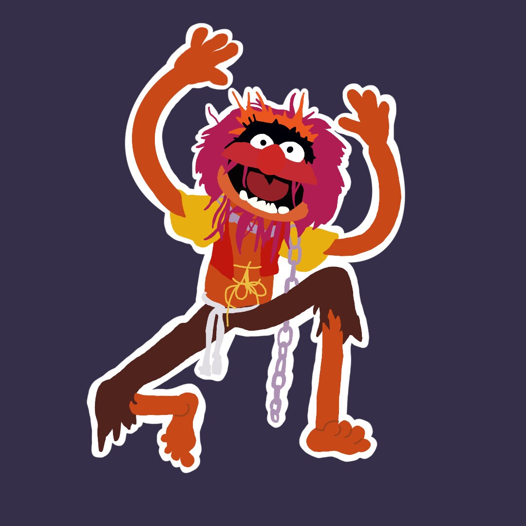 Muppets Vinyl Stickers | Etsy