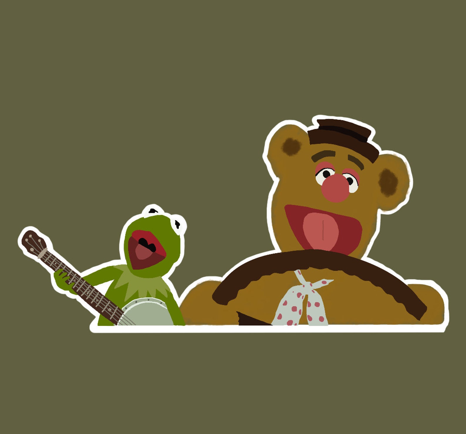 Muppets Vinyl Stickers | Etsy