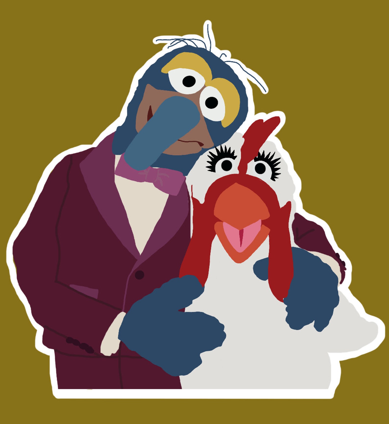Muppets Vinyl Stickers | Etsy