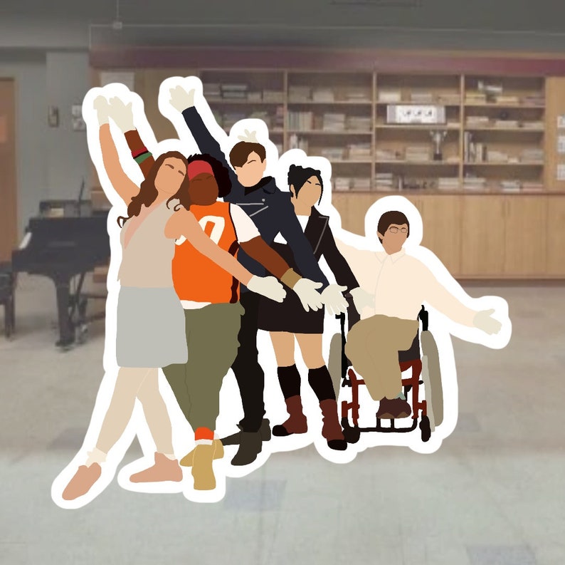 Glee Vinyl Stickers | Etsy