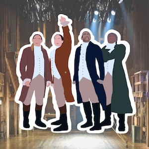 Hamilton Vinyl Stickers - Etsy