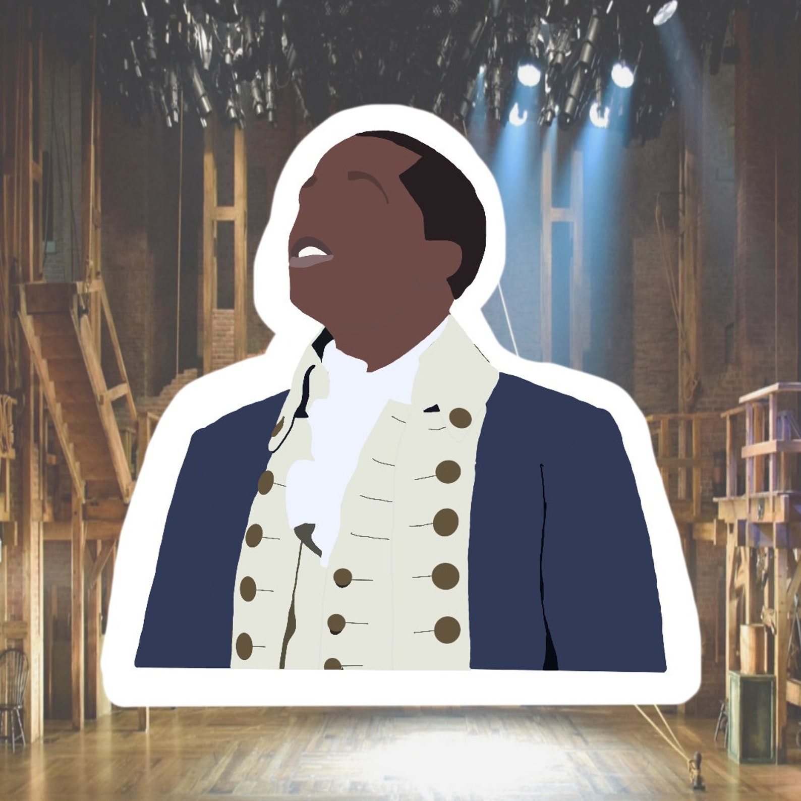 Hamilton Vinyl Stickers - Etsy