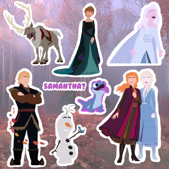 Frozen 2 Vinyl Stickers - Etsy