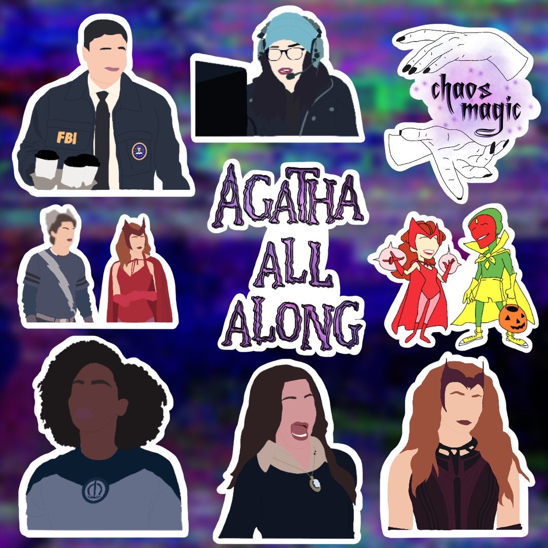 Wandavision Vinyl Stickers - Etsy