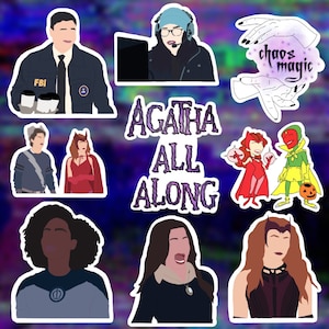 Wandavision Vinyl Stickers - Etsy