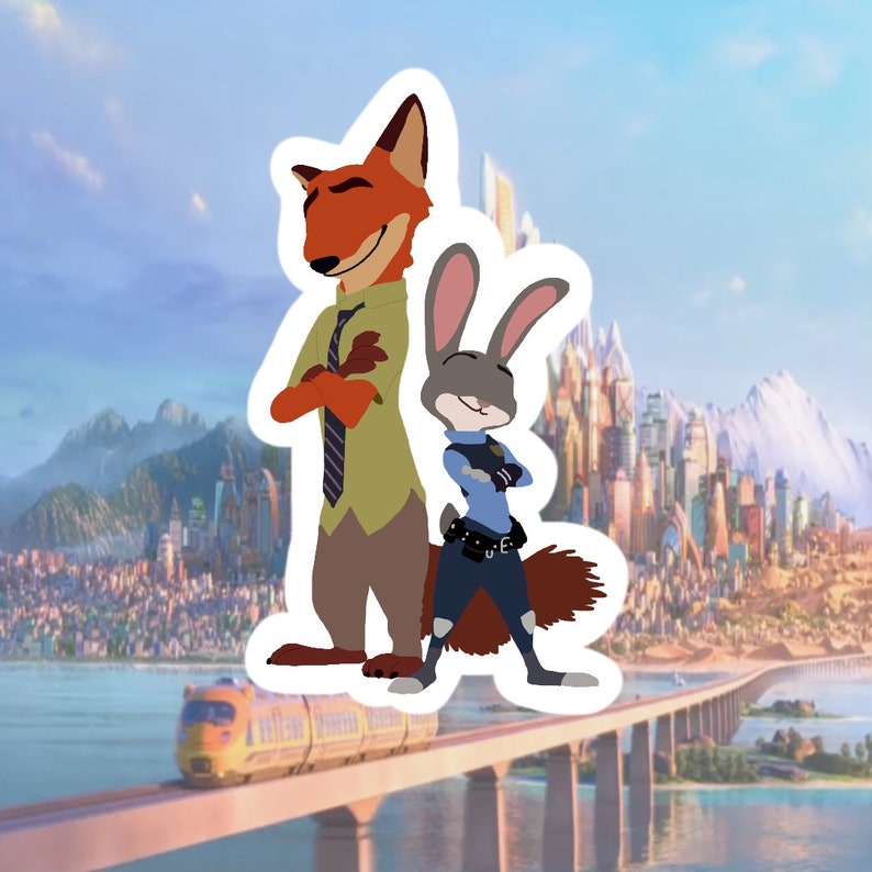 Disney Duos Vinyl Stickers - Etsy