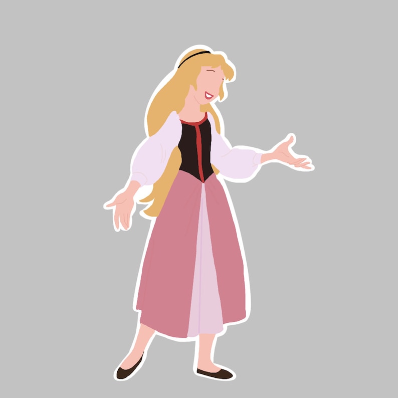 Unofficial Disney Princesses Vinyl Stickers | Etsy