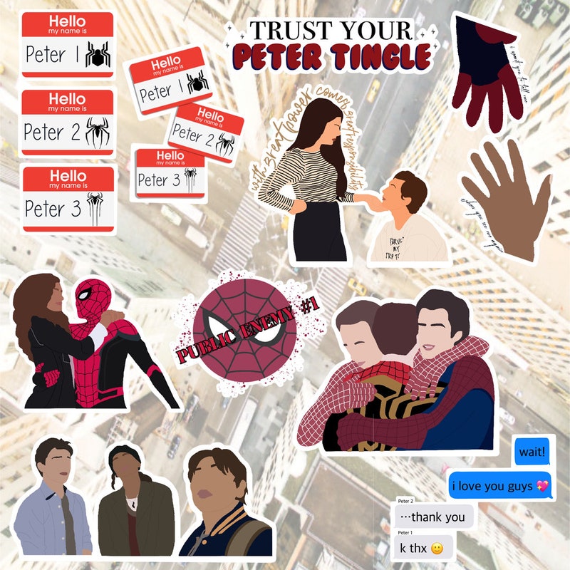Spider Man Stickers - Etsy