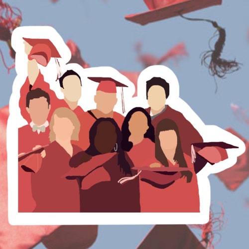 Rachel & Finn Glee Season 3 Vinyl Sticker - Etsy