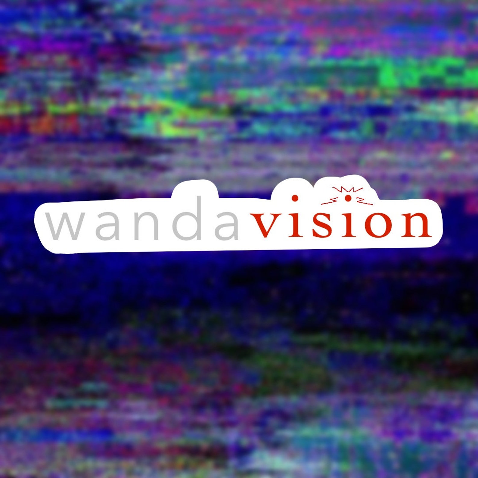 WandaVision Vinyl Stickers Title Cards | Etsy