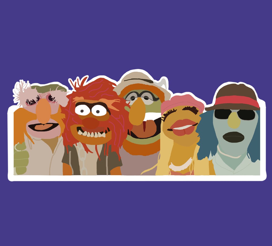 Muppets Vinyl Stickers | Etsy