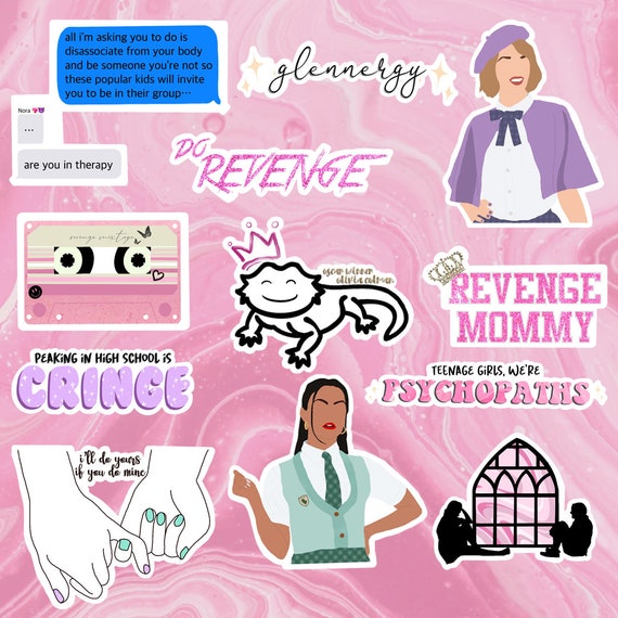 Do Revenge Vinyl Stickers - Etsy
