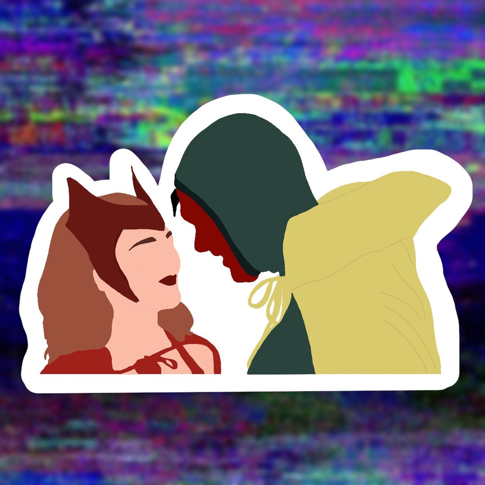 Wandavision Vinyl Stickers - Wanda & Vision - Etsy Australia