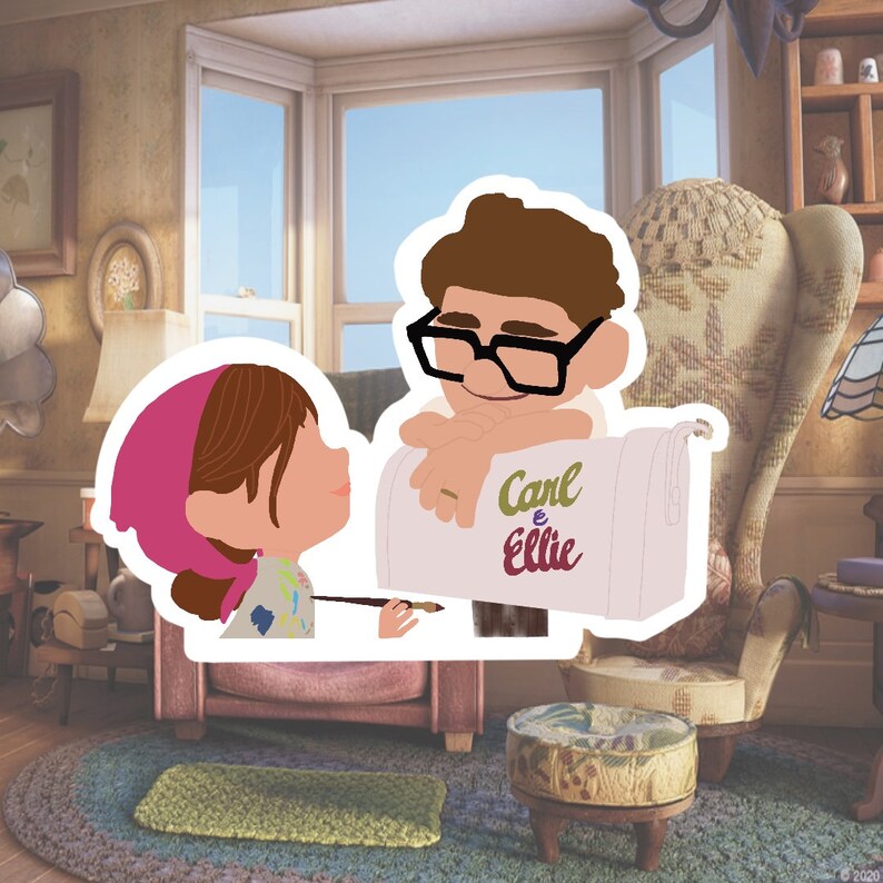 Disney Couples Vinyl Stickers - Etsy