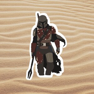 The Mandalorian Vinyl Stickers - Etsy