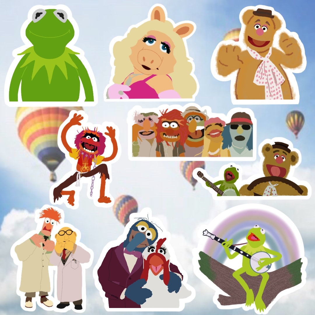 Muppets Vinyl Stickers - Etsy