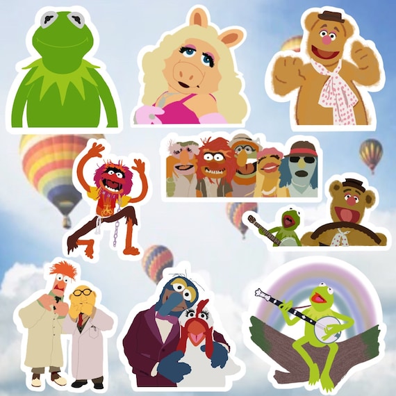 Muppets Vinyl Stickers - Etsy