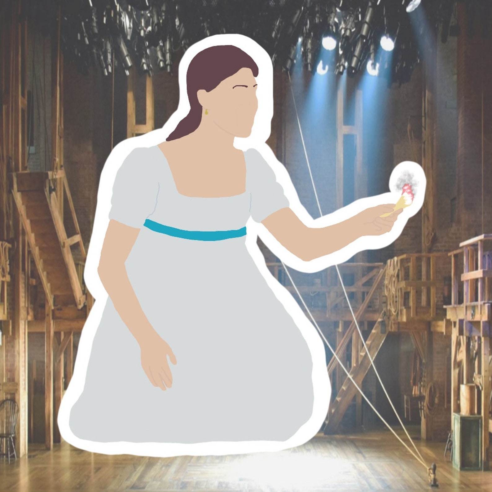 Hamilton Vinyl Stickers - Etsy