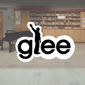 Glee Vinyl Stickers - Etsy