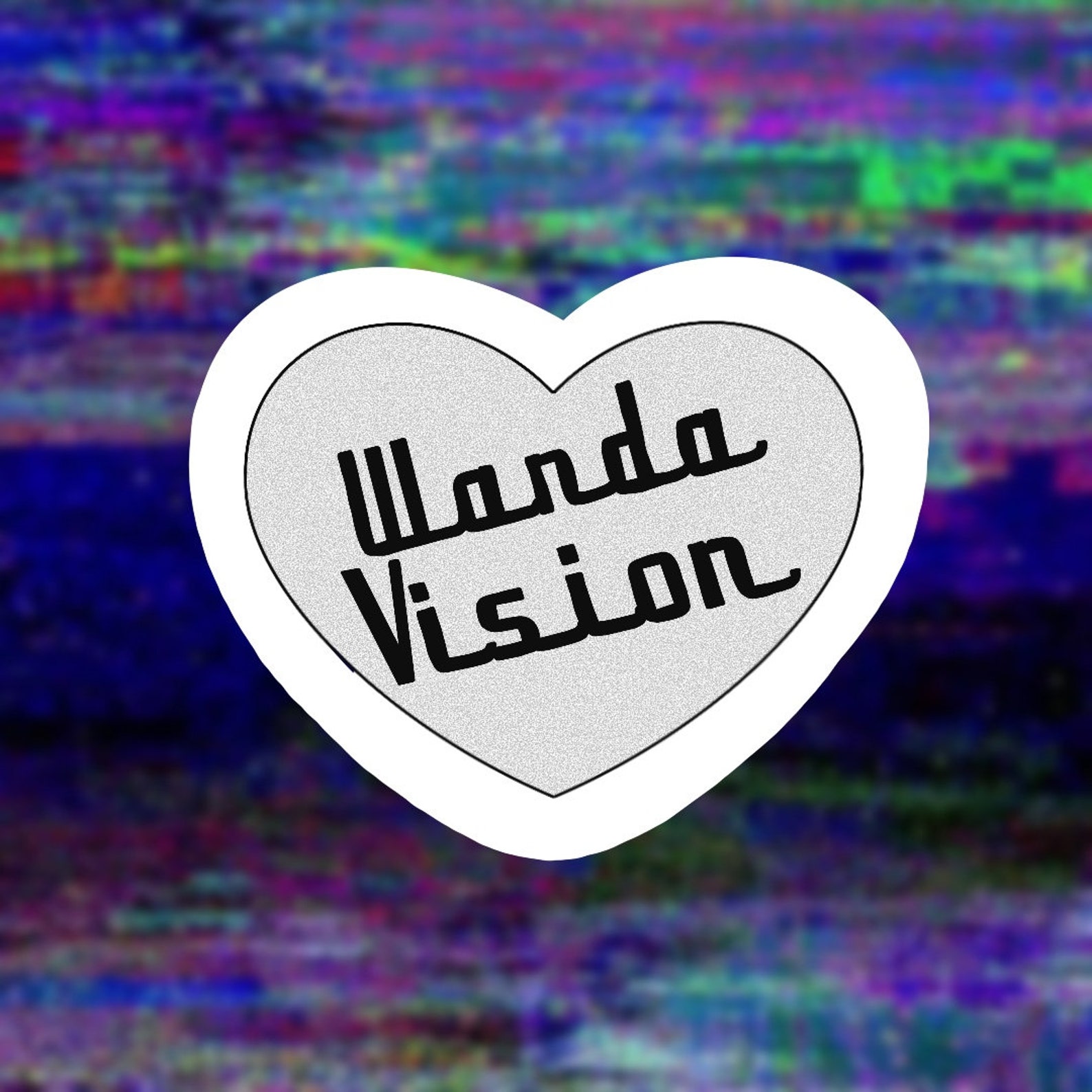 WandaVision Vinyl Stickers Title Cards | Etsy