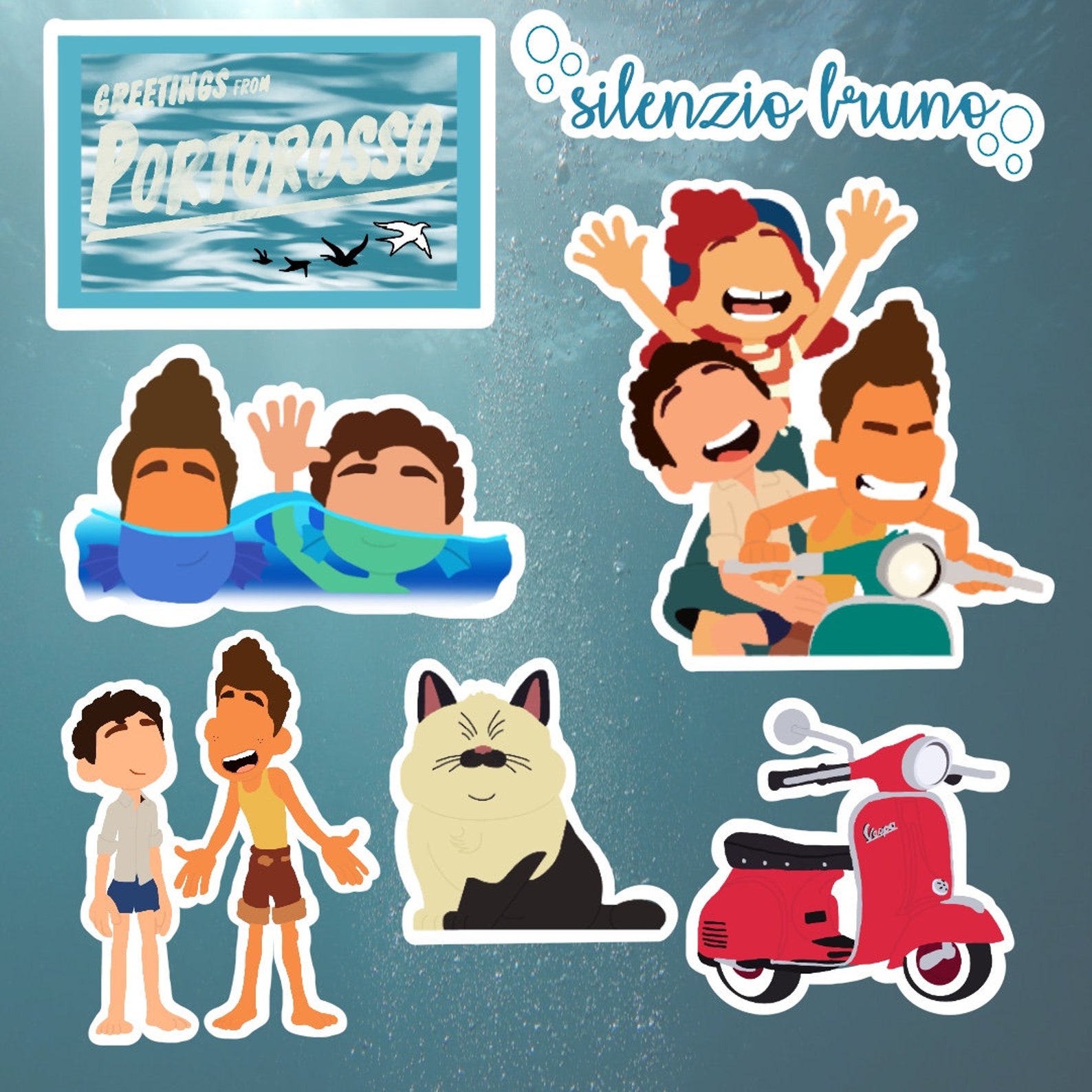 Luca Vinyl Stickers - Etsy
