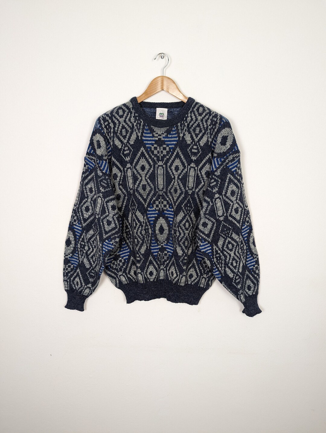 Vintage Sweater Knit XL Unisex 90s Retro Vintage Sweater - Etsy